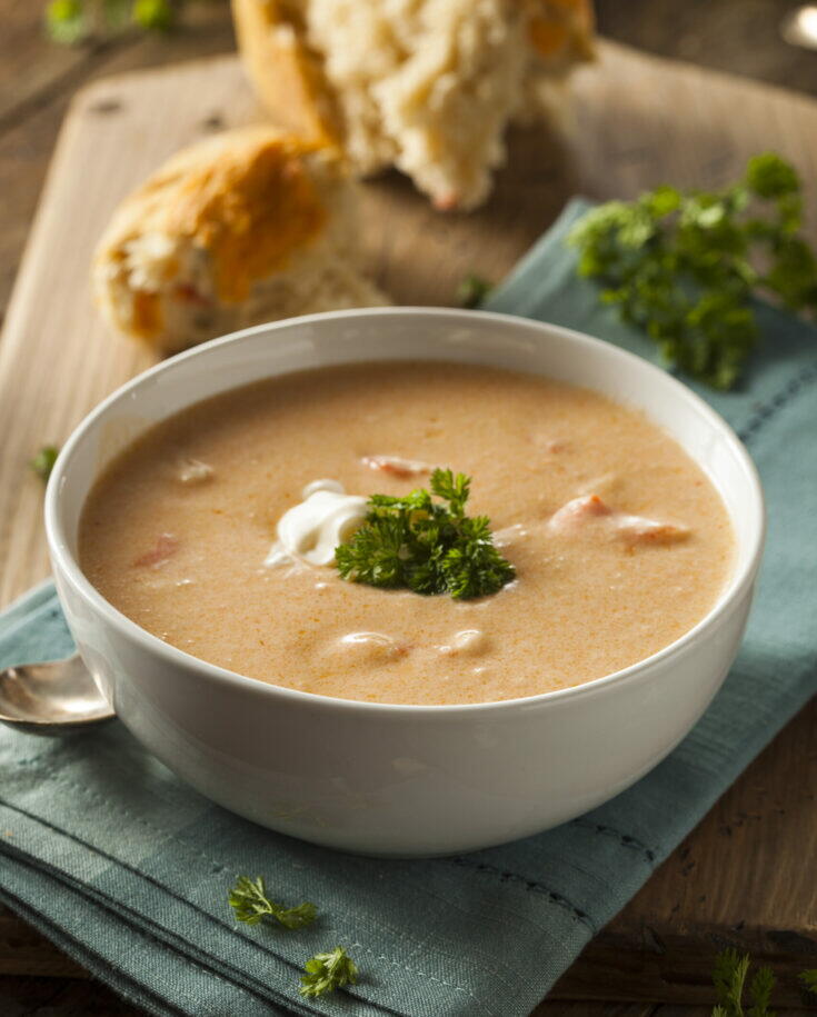 Creamy Lobster Bisque Soup Recipe | RecipeLion.com