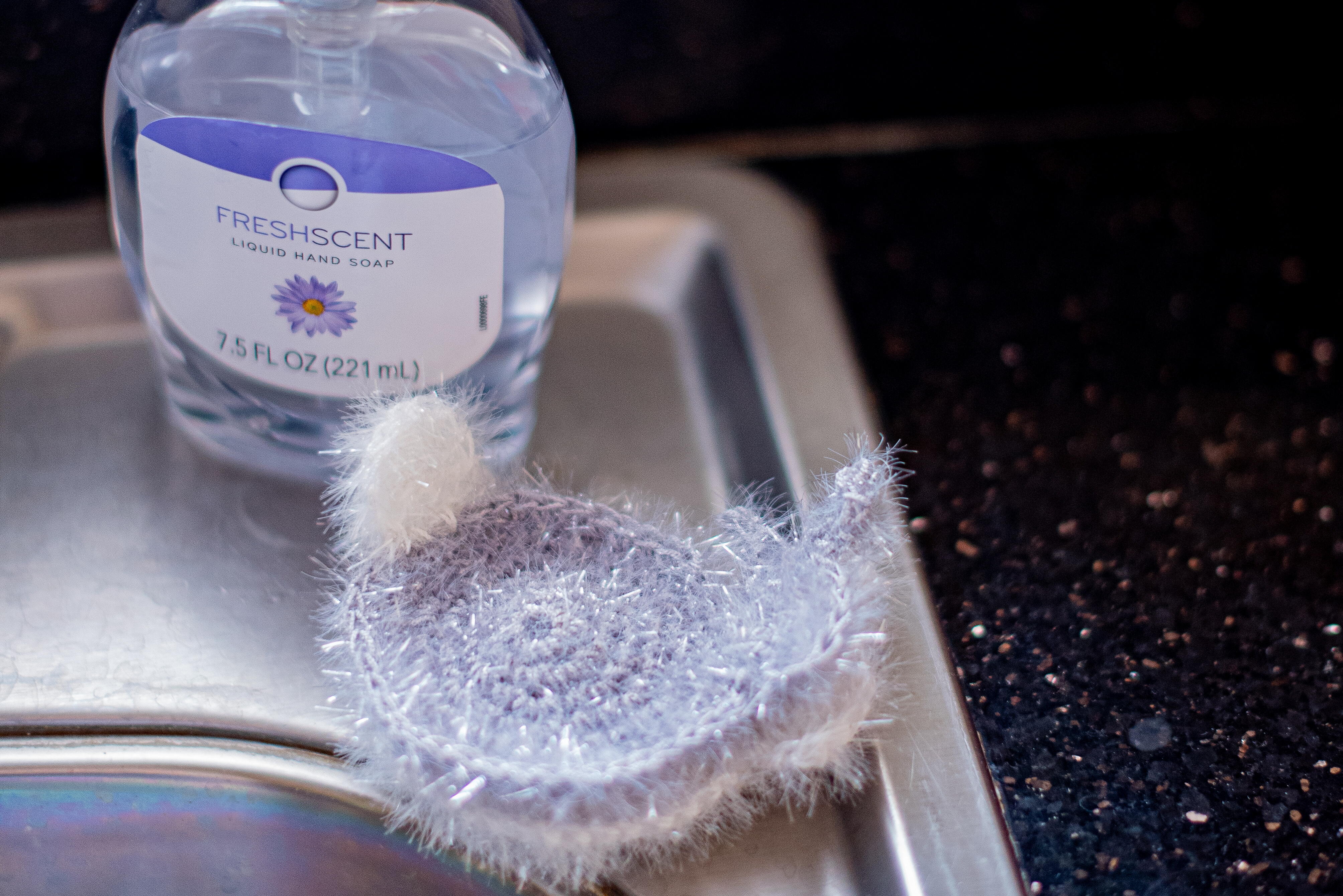 Bunny Scrubby | AllFreeCrochet.com