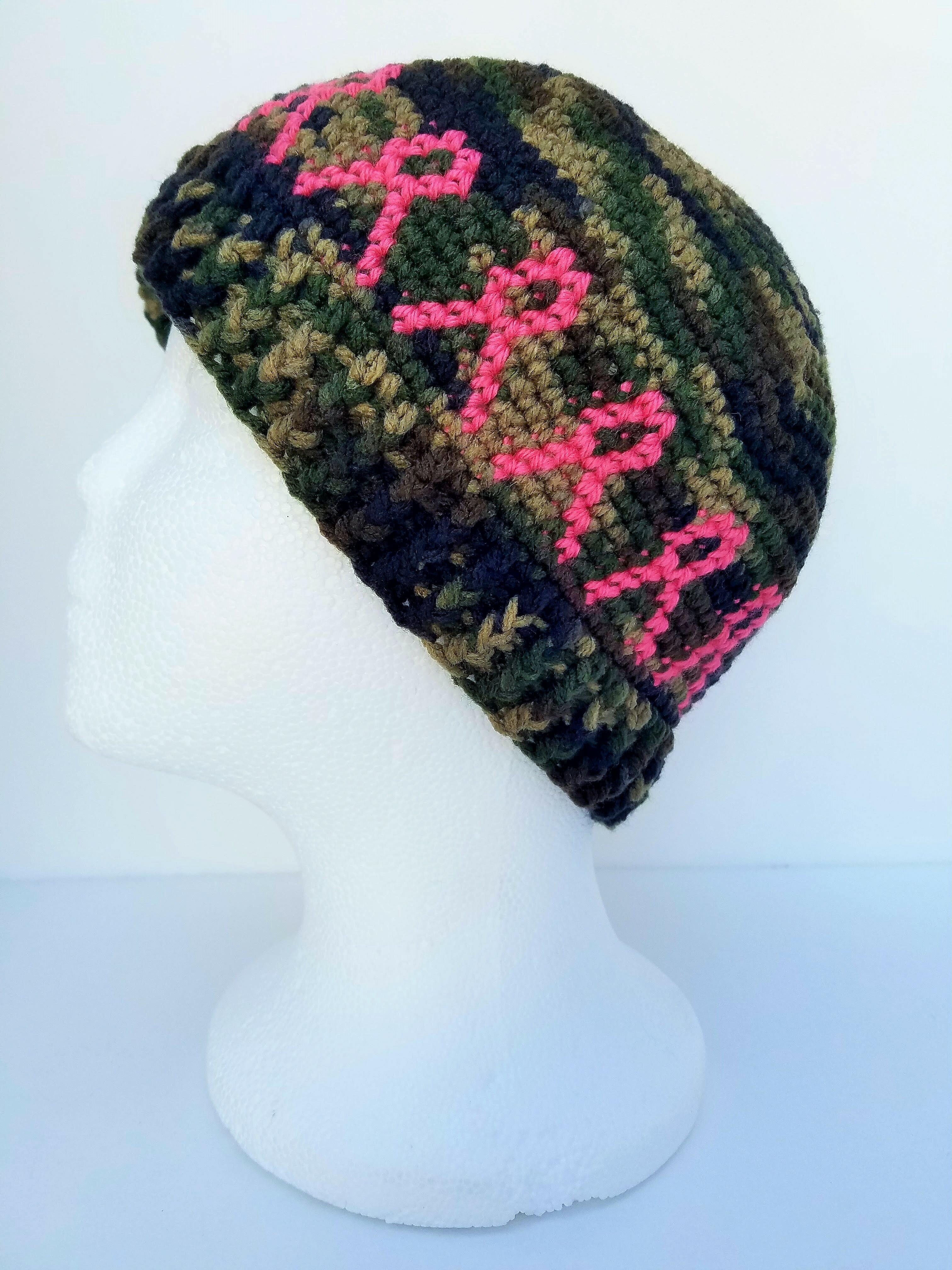 Pink Ribbon Hat | AllFreeCrochet.com