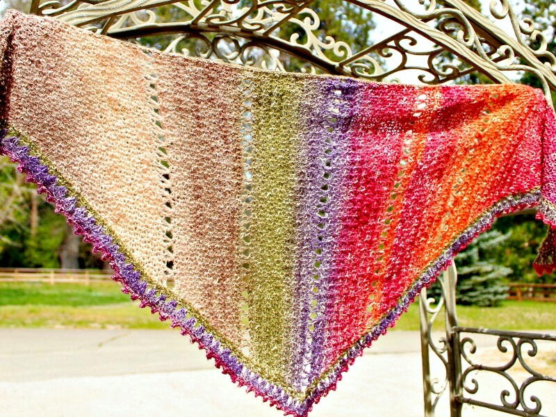 Spring Into Summer Wrap Shawl | AllFreeCrochet.com