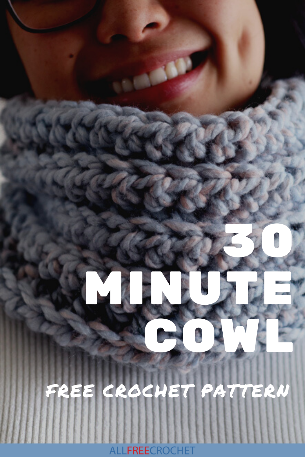 30 Minute Cowl | AllFreeCrochet.com