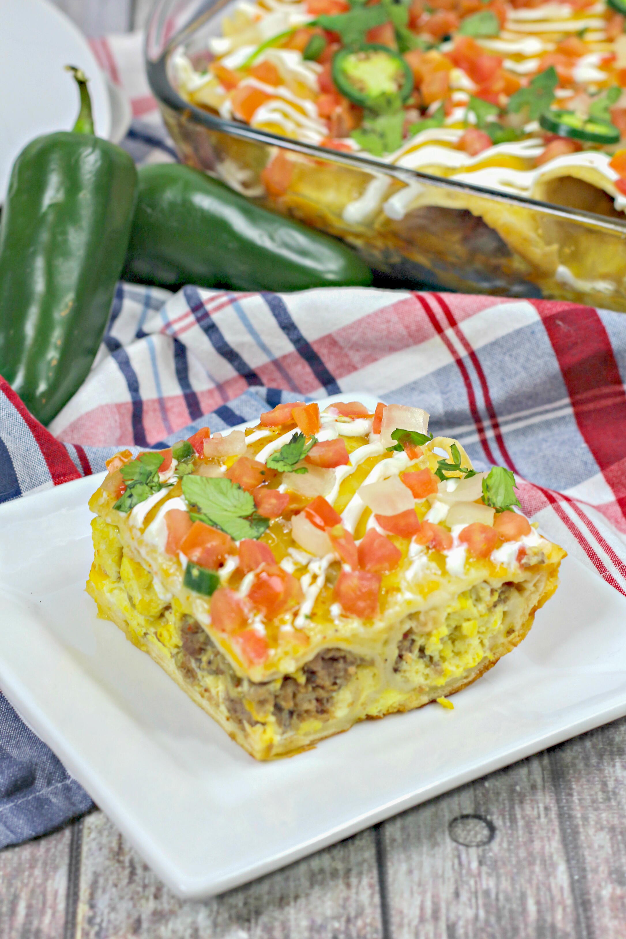 Mexican Breakfast Casserole | FaveSouthernRecipes.com