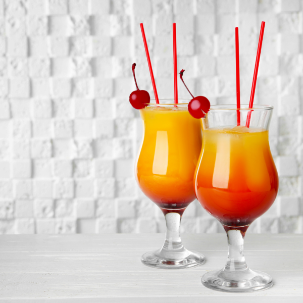 Amaretto Sunset Mimosas | FaveGlutenFreeRecipes.com