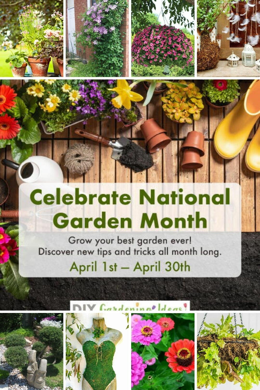 National Garden Month 2021 | DIYIdeaCenter.com