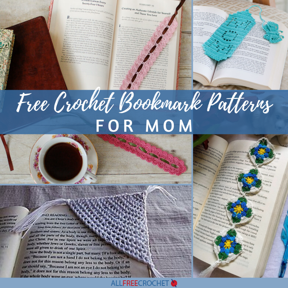 22 Free Crochet Bookmark Patterns for Mother's Day | AllFreeCrochet.com