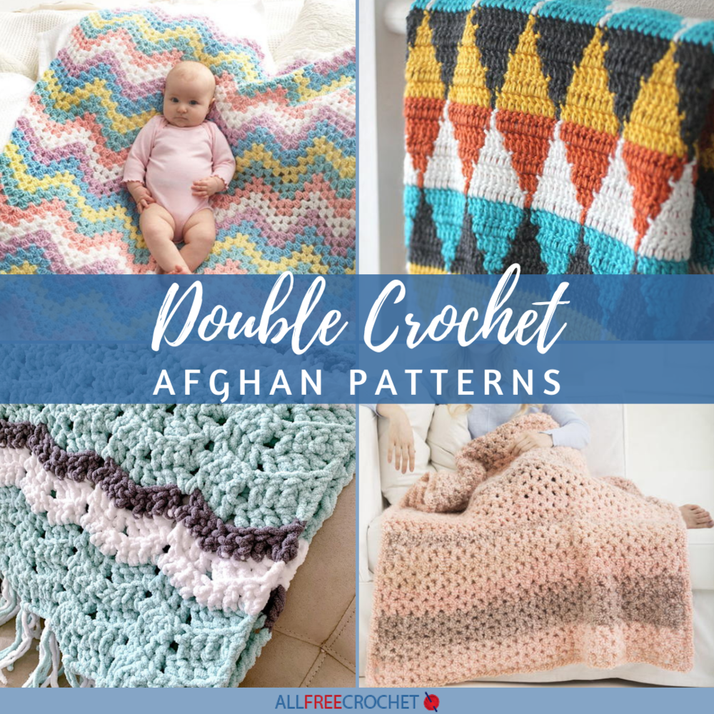 16 Double Crochet Afghan Patterns | AllFreeCrochet.com