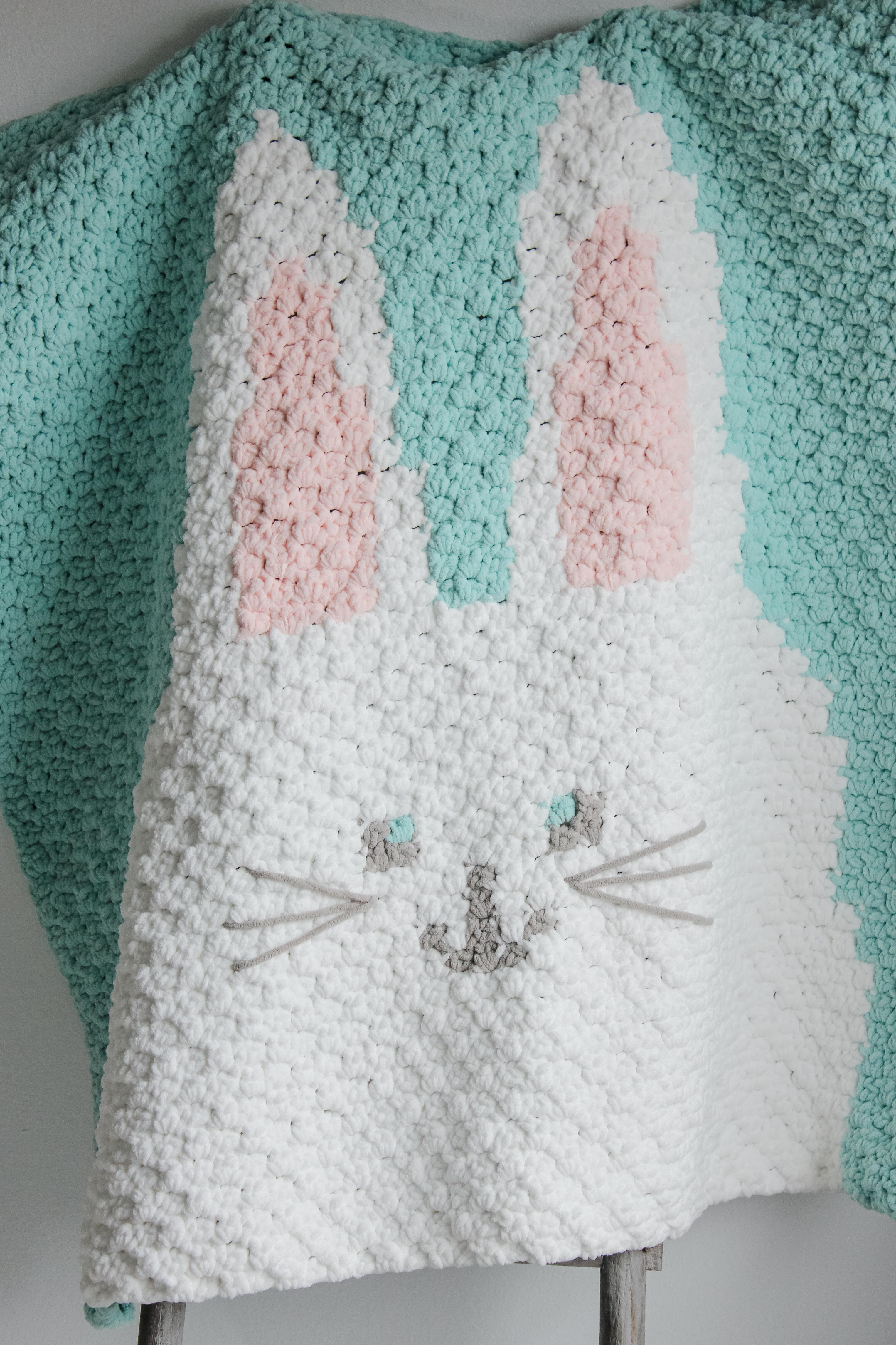 Bunny C2c Graphgan | AllFreeCrochet.com