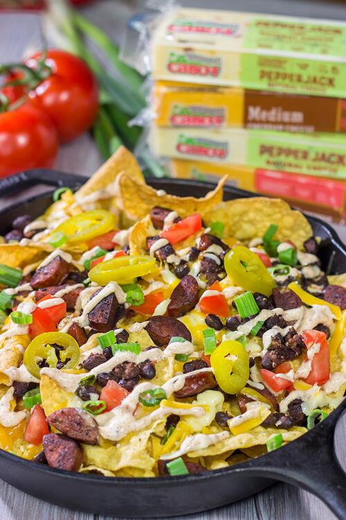 Loaded Cajun Nachos | RecipeLion.com