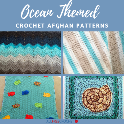 Sea to Shining Sea: 15 Ocean Themed Crochet Afghan Patterns ...