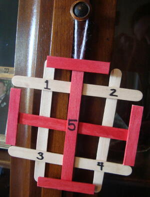 Popsicle Stick DIY Jerusalem Cross | FaveCrafts.com