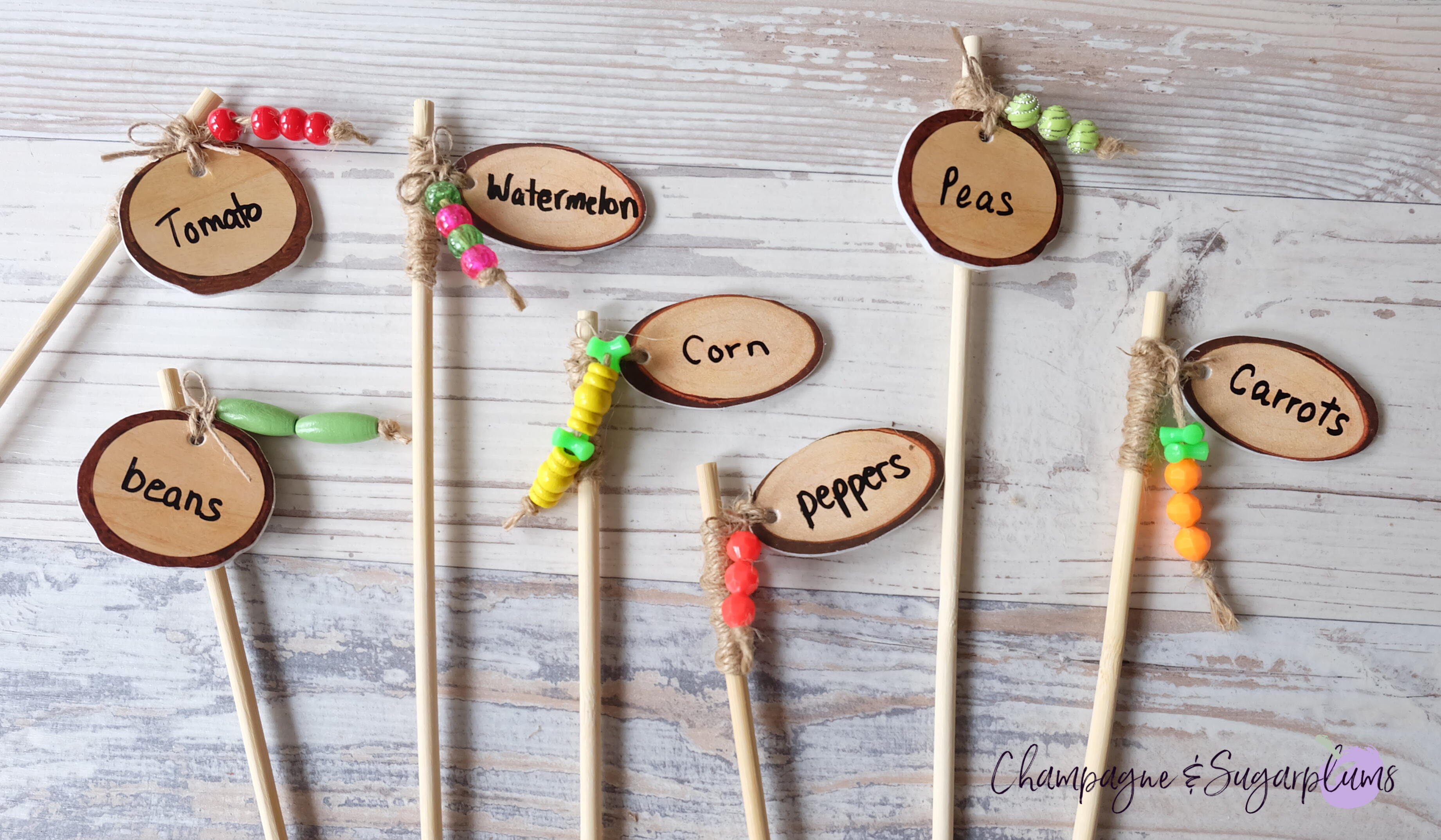 Easy Garden Markers For Kids To Make | FaveCrafts.com