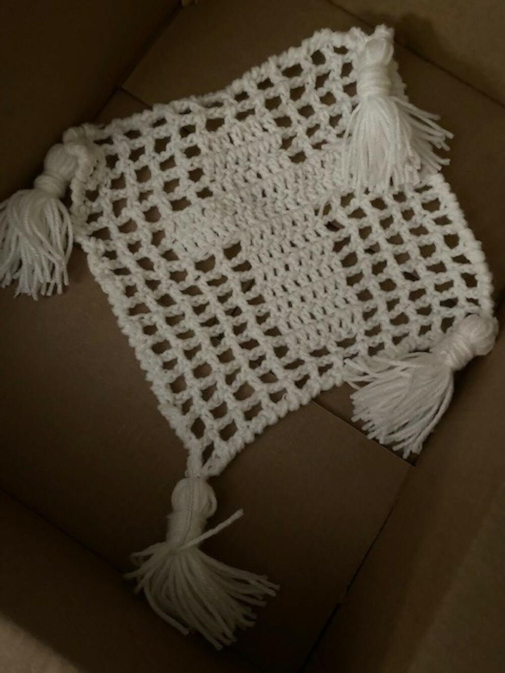 Crochet Cross Prayer Cloth Pattern | AllFreeCrochet.com