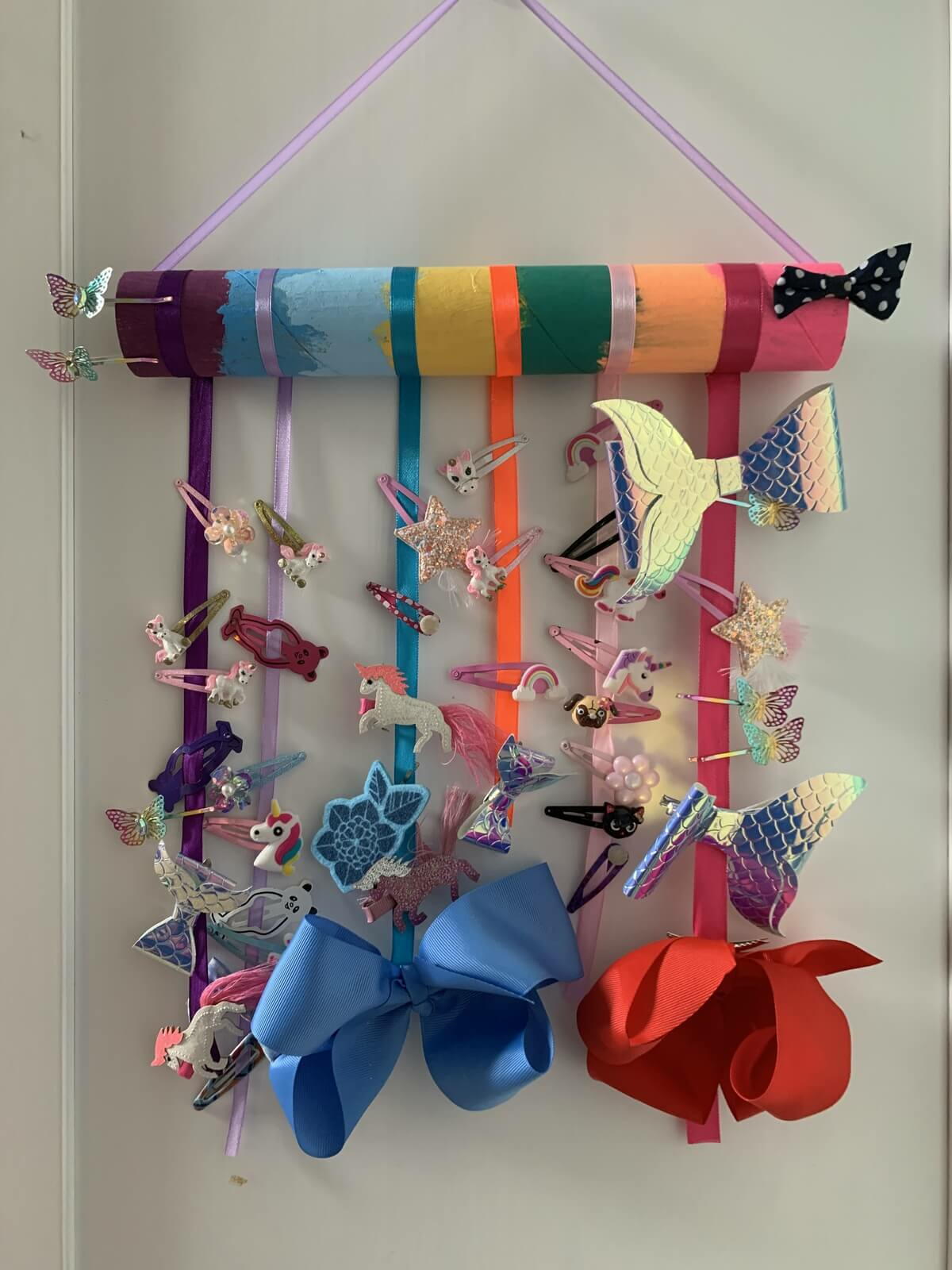 How To Make A Hair Clip Holder | AllFreePaperCrafts.com