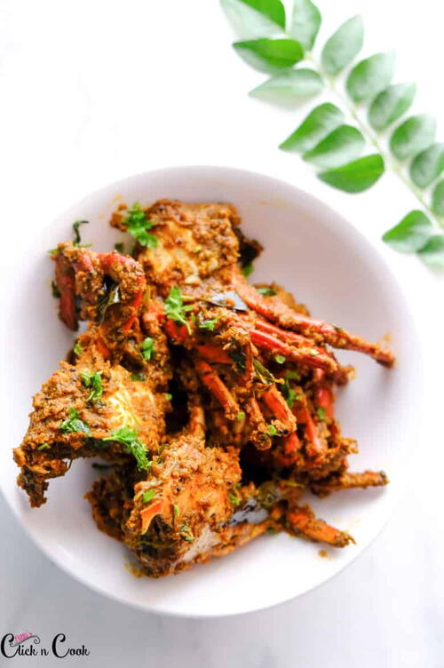 Crab Pepper Masala | FaveHealthyRecipes.com
