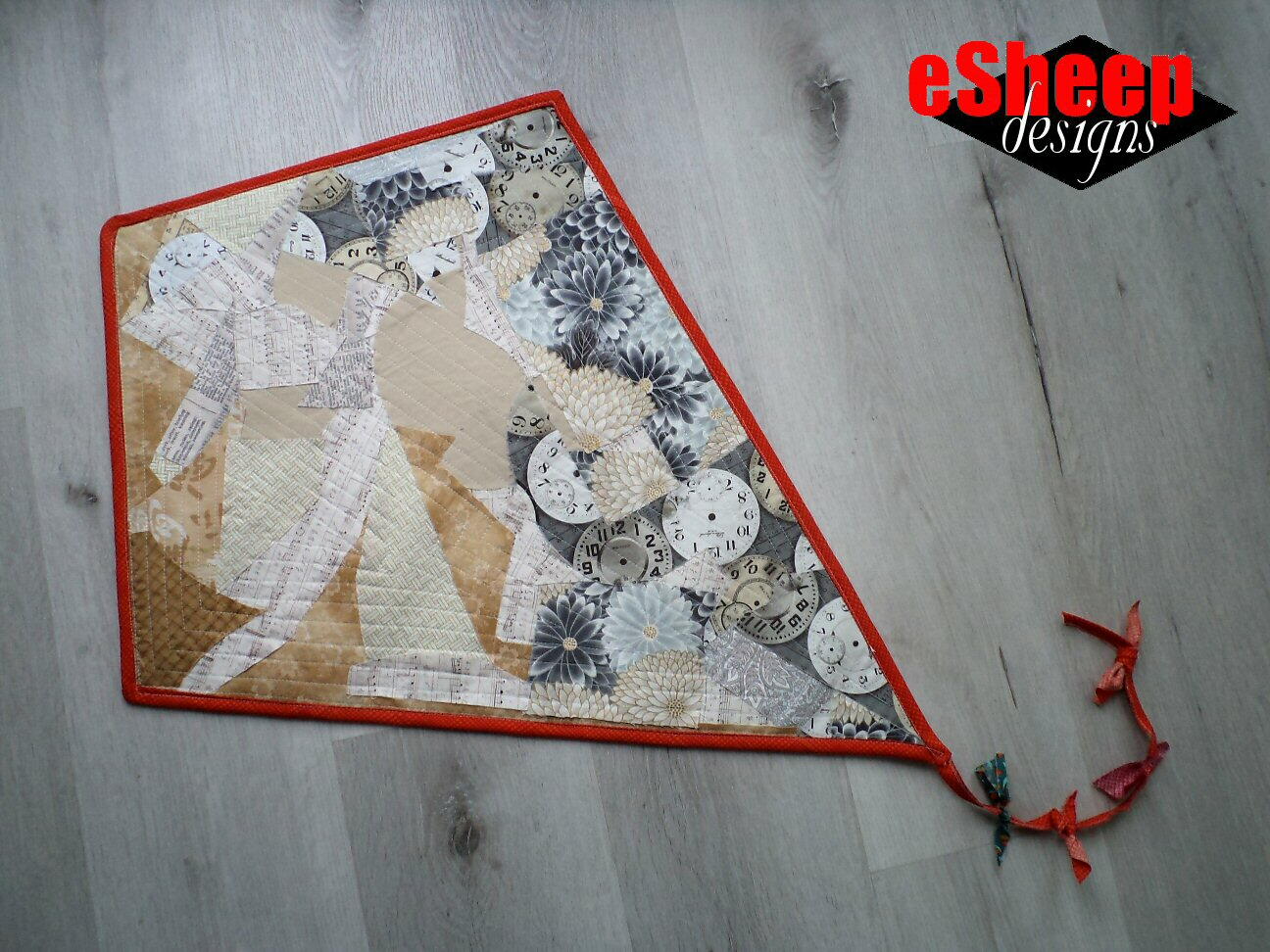 Hanging Fabric Kite | AllFreeSewing.com