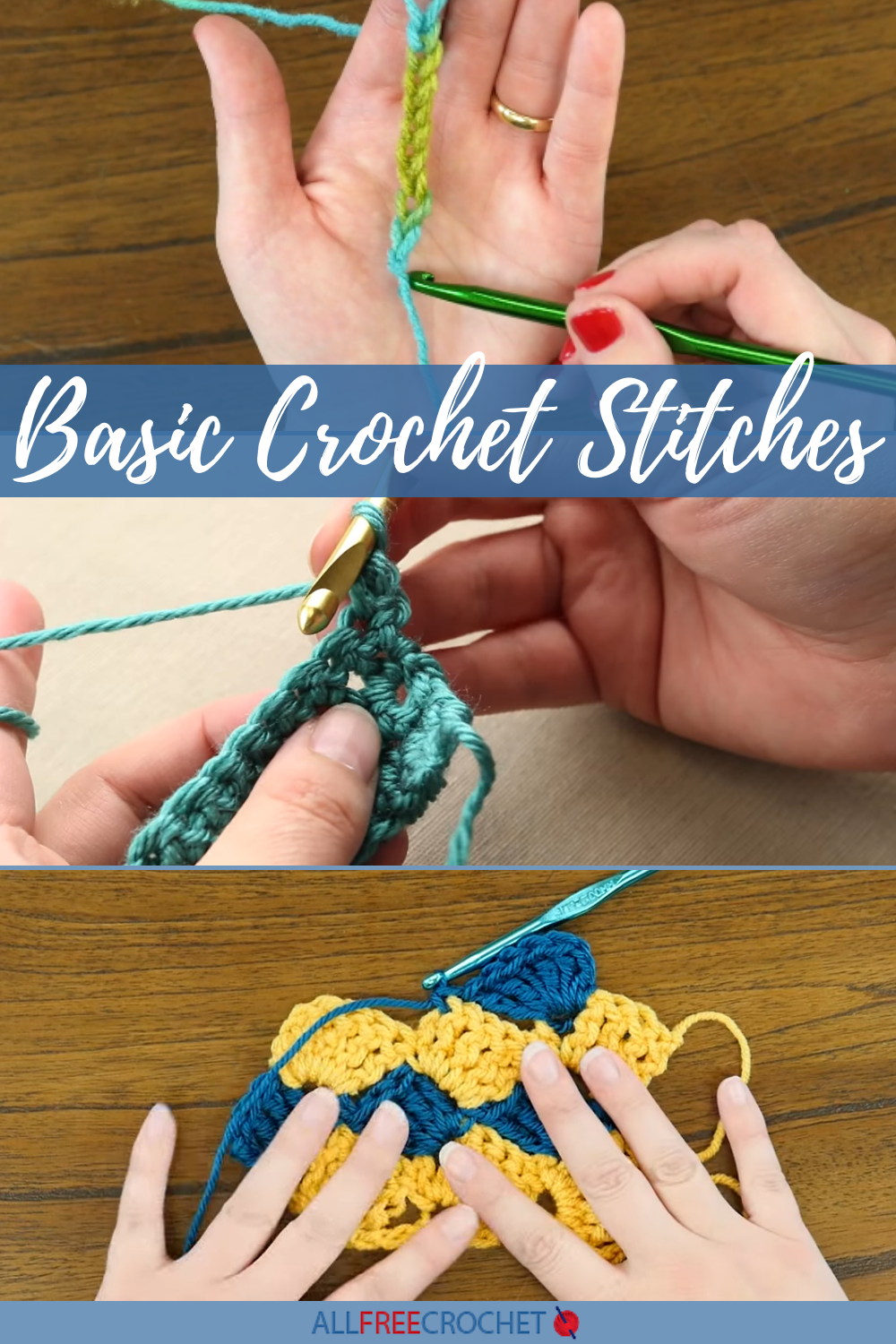 Basic Crochet Stitches: Tutorials + Online Crochet Classes (Free ...