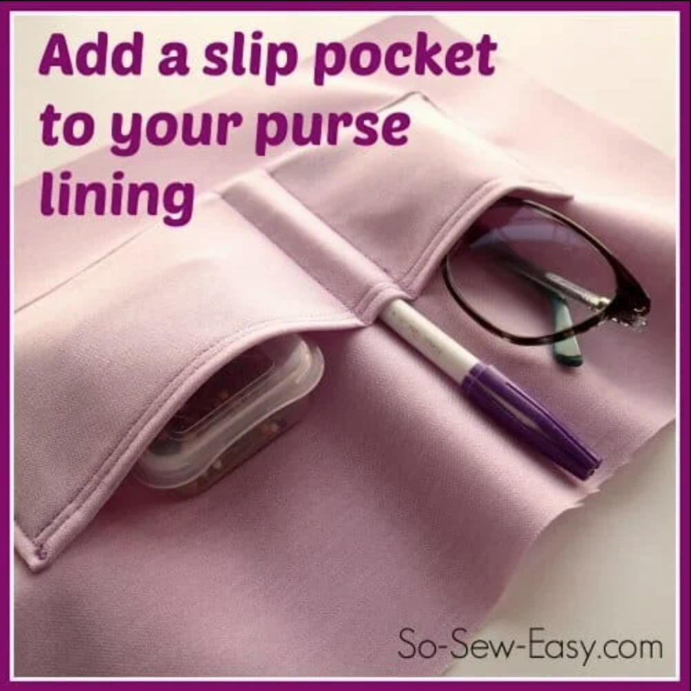 Sew The Perfect Slip Pocket For Your Bag | FaveCrafts.com