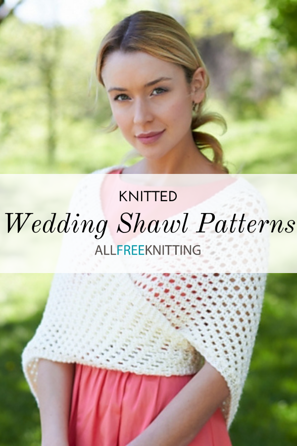 17 Knitted Wedding Shawl Patterns | AllFreeKnitting.com