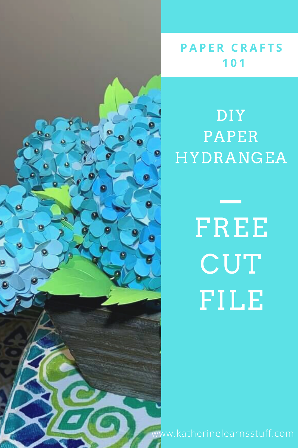 How To Make Beautiful Paper Hydrangeas | AllFreeHolidayCrafts.com