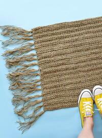 How to Make a Jute Rug | FaveCrafts.com