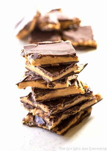 Buckeye Chocolate Bark | RecipeLion.com