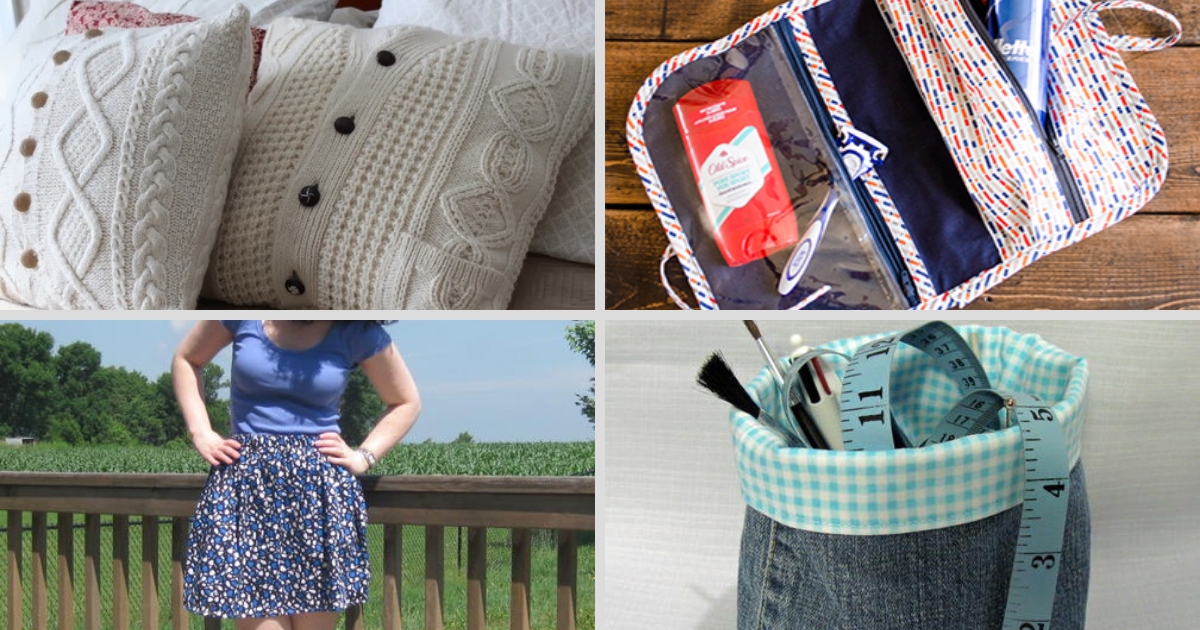 50+ Quick and Easy Sewing Projects | AllFreeSewing.com