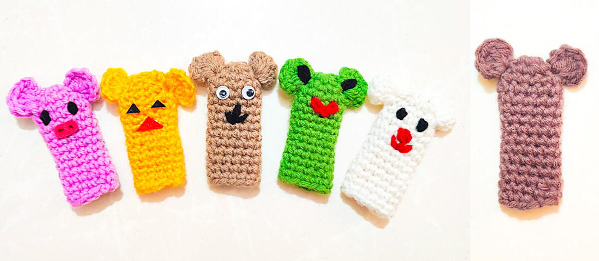 One For All Basic Crochet Finger Puppet Pattern | AllFreeCrochet.com