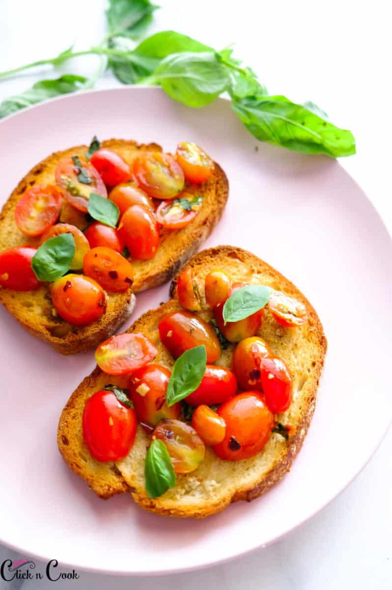 Easy Bruschetta Recipe | AllFreeCopycatRecipes.com