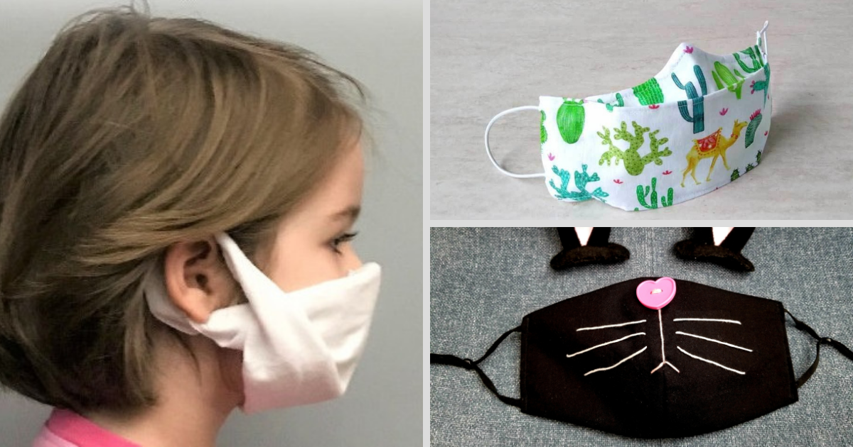 13+ DIY Face Masks for Kids (Free Patterns!) | AllFreeSewing.com