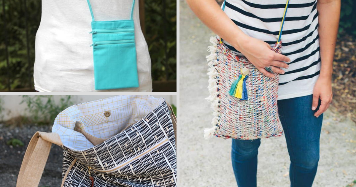 11 Free Crossbody Bag Sewing Patterns | AllFreeSewing.com