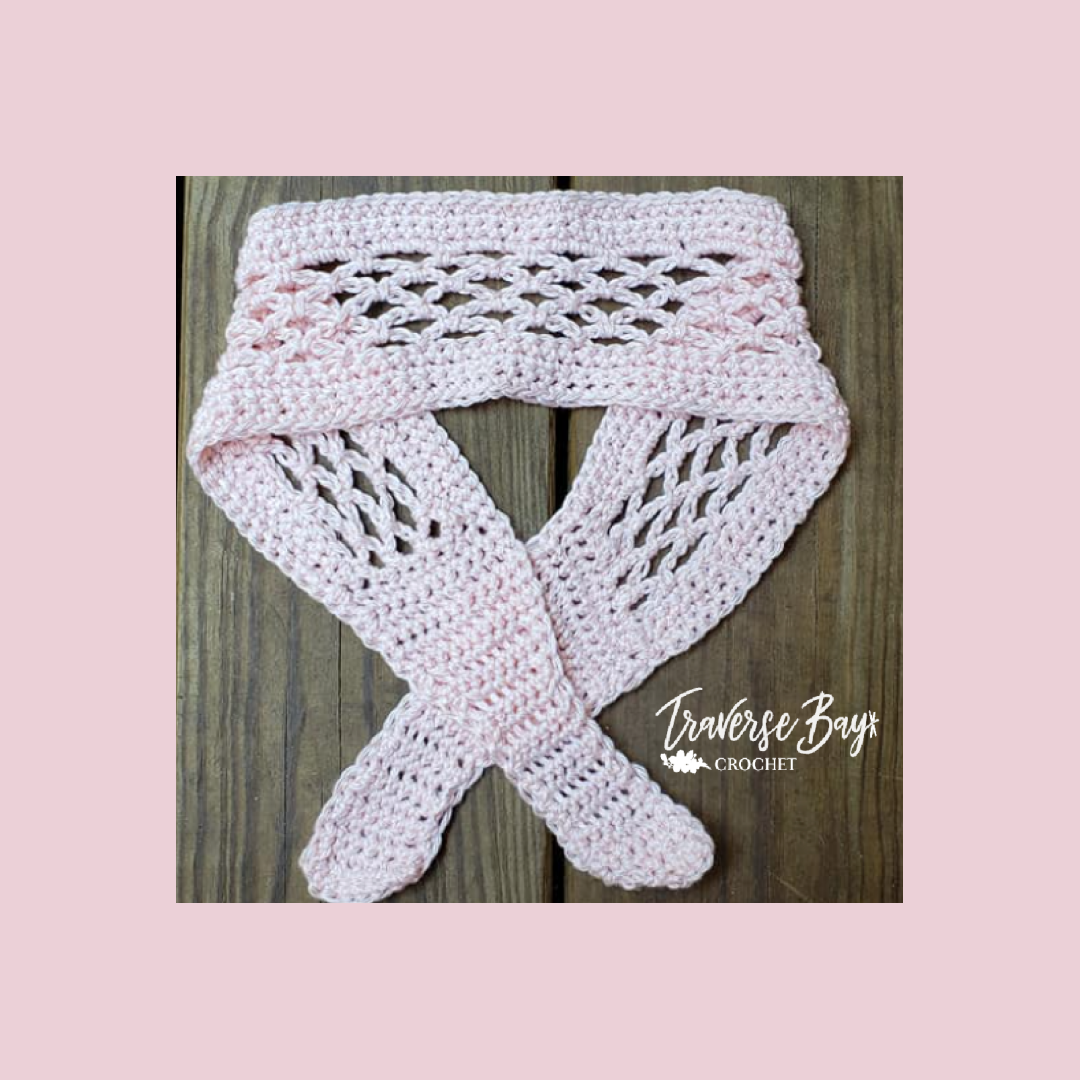 Easy Lace Headband | AllFreeCrochet.com