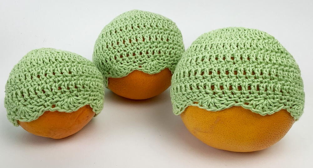 Citrus Hat Trio For Preemies | FaveCrafts.com