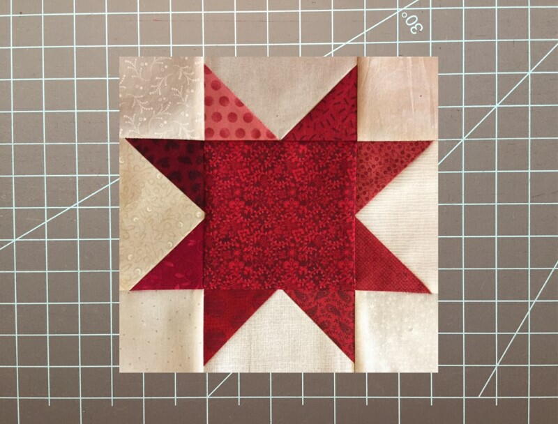 Easy Sawtooth Star Quilt Block | FaveQuilts.com