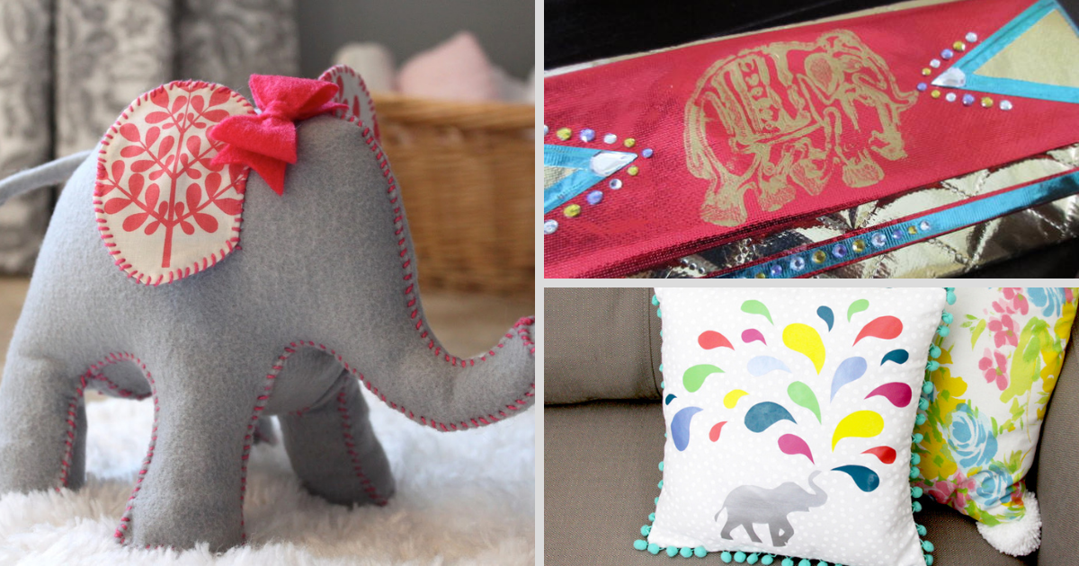 10 Elephant Sewing Patterns Free for Elephant Appreciation Day ...