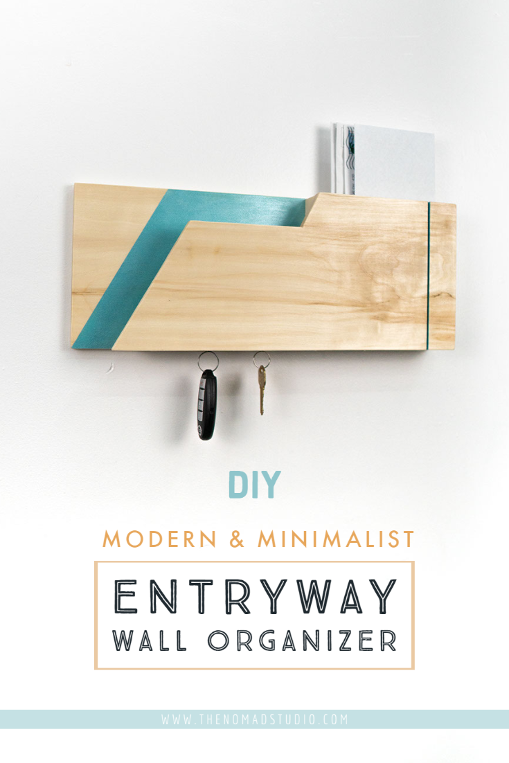 Entryway Wall Organizer | DIYIdeaCenter.com