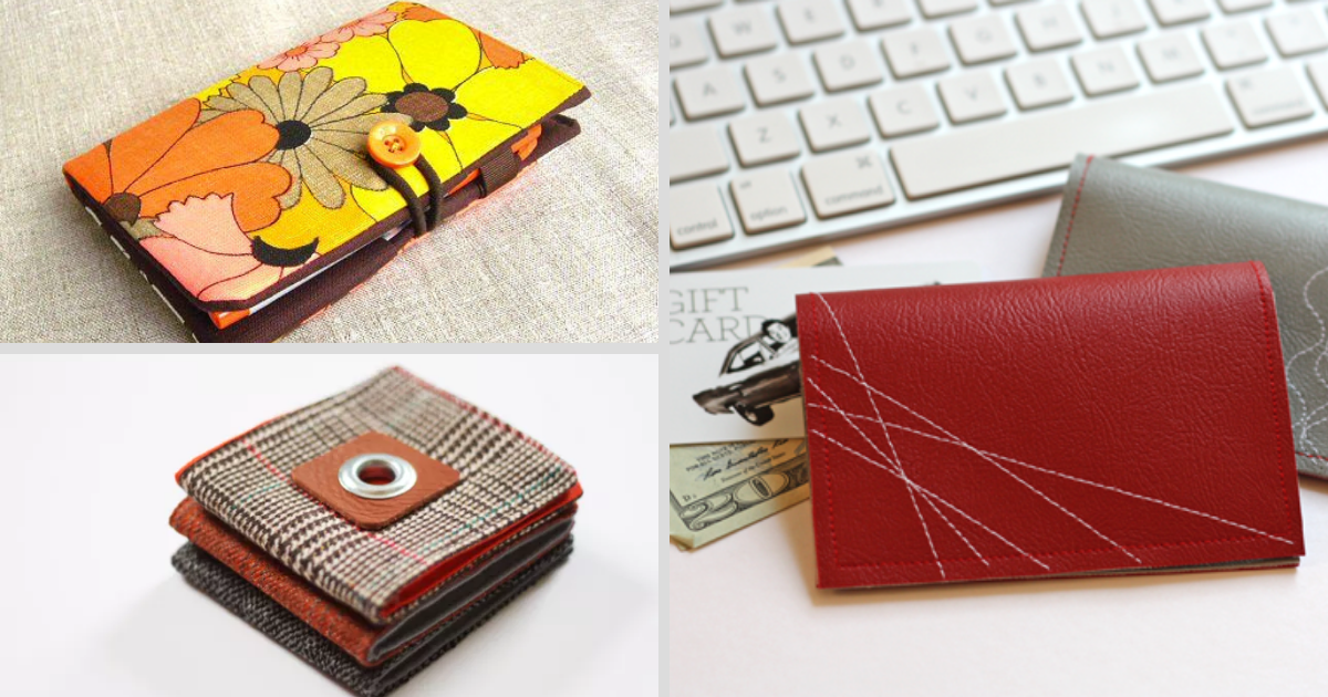 16 Free Wallet Sewing Patterns + Tutorials | AllFreeSewing.com