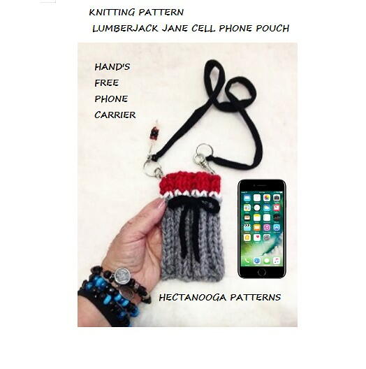Knit Cell Phone Pouch Pattern | DIYIdeaCenter.com