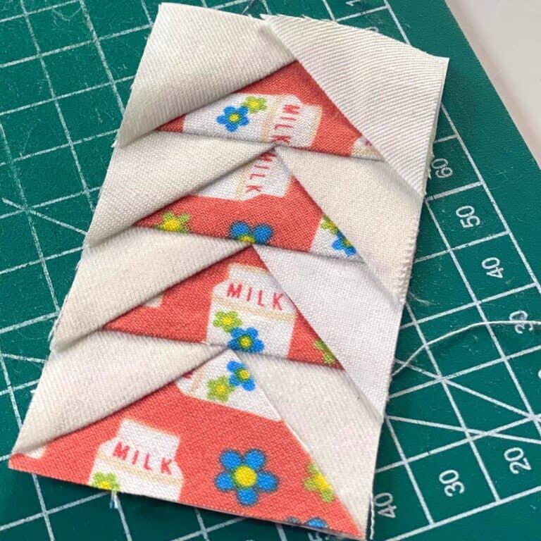Mini Flying Geese Foundation Paper Piecing Pattern | FaveQuilts.com