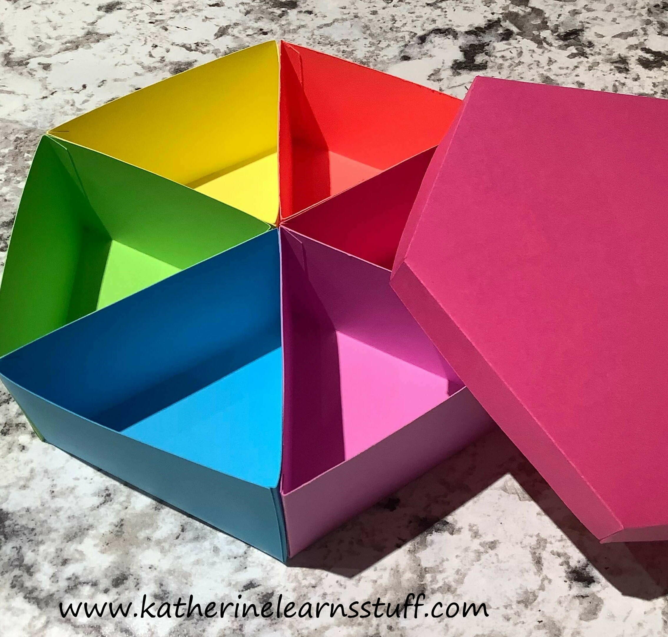 How To Make A Hexagon Paper Box AllFreeKidsCrafts How To Make A Hexagon Paper Box AllFreeKidsCrafts
