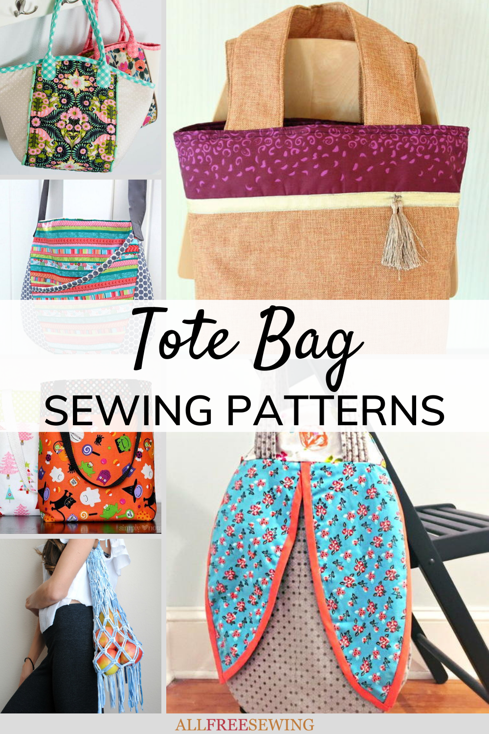 20+ Free Tote Bag Patterns to Sew | AllFreeSewing.com