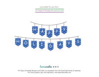 Happy Holidays Printable Banner | FaveCrafts.com