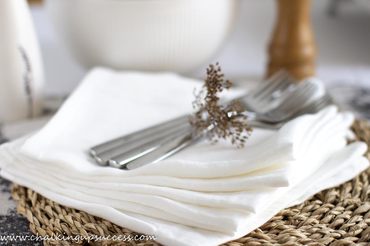 Make A Table Napkin From Fabric - Easy Square Corner Method ...