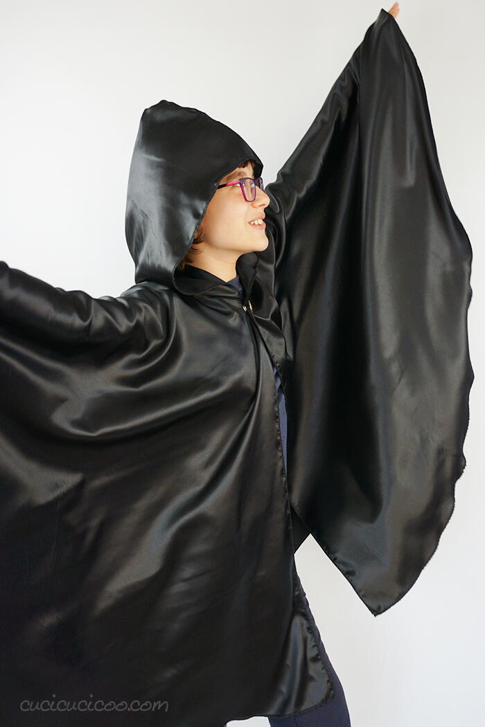 Diy Halloween Cape With Hood | AllFreeKidsCrafts.com