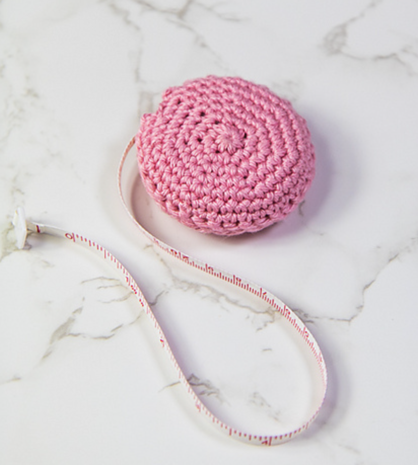 Easy Measuring Tape Cover | AllFreeCrochet.com