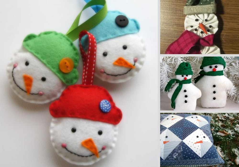 15+ Free Snowman Patterns to Sew | AllFreeSewing.com