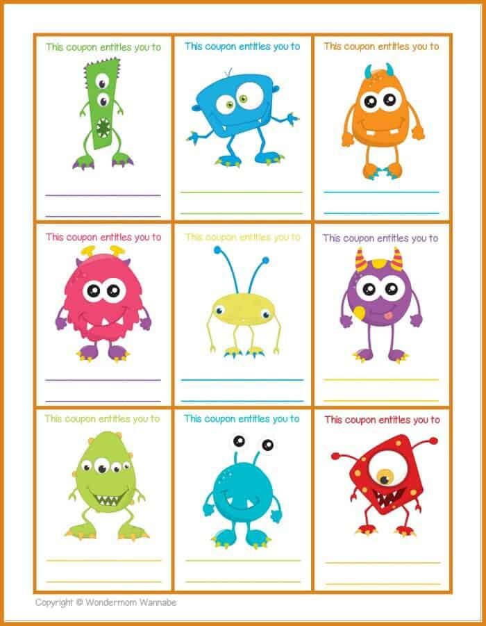 Printable Halloween Coupons For Kids | AllFreePaperCrafts.com