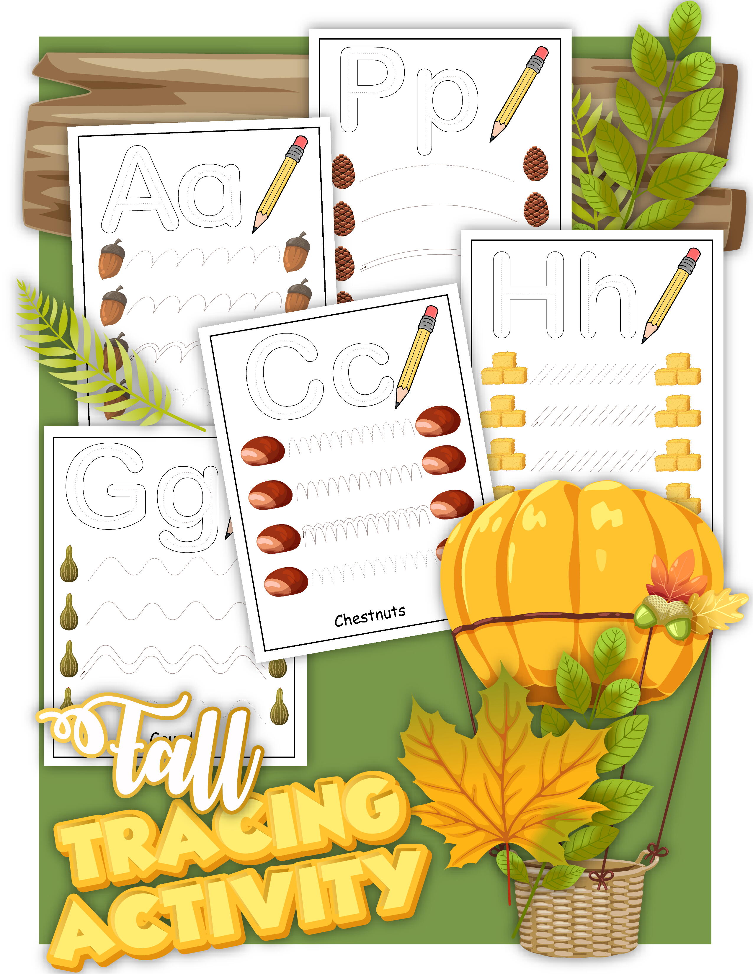 Fall Tracing Worksheets AllFreeKidsCrafts fall-tracing-worksheets-allfreekidscrafts