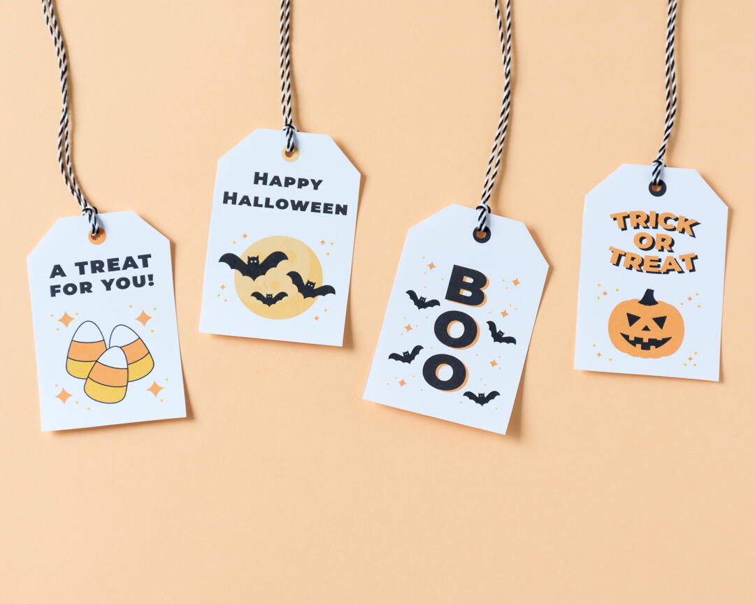 Printable Halloween Gift Tags | FaveCrafts.com
