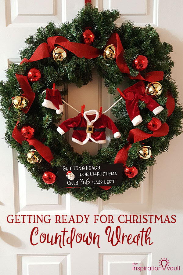 Christmas Countdown Wreath | FaveCrafts.com