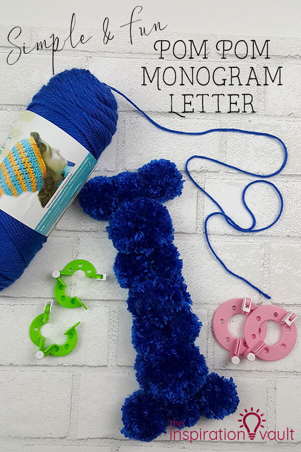 Pom Pom Monogram | FaveCrafts.com